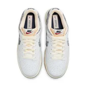 Nike Dunk Low "washed Denim - White/blue