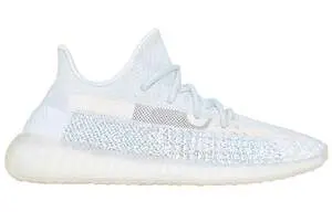 Adidas Yeezy Boost 350 V2 Reflective Sneakers - Cloud White