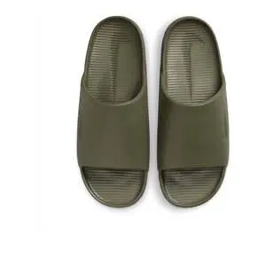 Nike Calm Slides - Medium Olive/gum