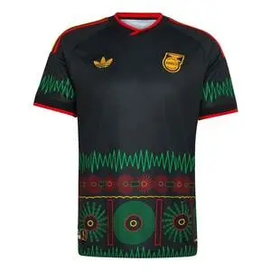 Adidas Jamaica 2026 X Bob Marley Away Jersey Asia Sizing - Black