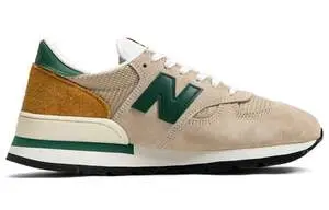 NEW BALANCE Teddy Santis X 990v1 Made In Usa Sneakers - Tan/green