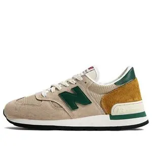 NEW BALANCE Teddy Santis X 990v1 Made In Usa Sneakers - Tan/green