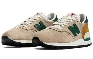 NEW BALANCE Teddy Santis X 990v1 Made In Usa Sneakers - Tan/green