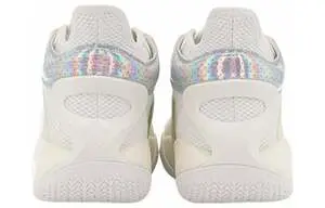 LI-NING Sonic High Top Athletic Sneakers - White/pink/silver