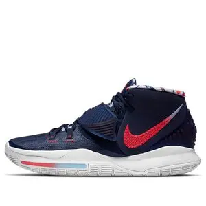 Nike Kyrie Mid Top Basketball Sneakers - Blue