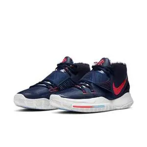 Nike Kyrie Mid Top Basketball Sneakers - Blue