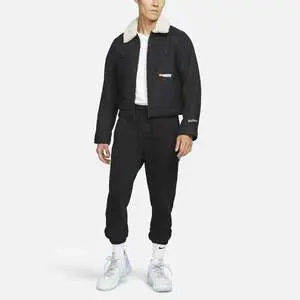 Nike Fleece Lapel Sports Padded Jacket