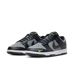 Nike Dunk Low "black Grey Green Strike" Sneakers - Black/grey/green