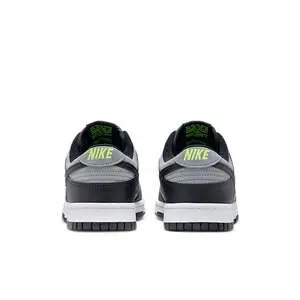 Nike Dunk Low "black Grey Green Strike" Sneakers - Black/grey/green
