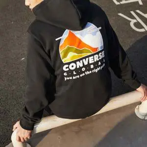 CONVERSE Graphic Print Hoodie