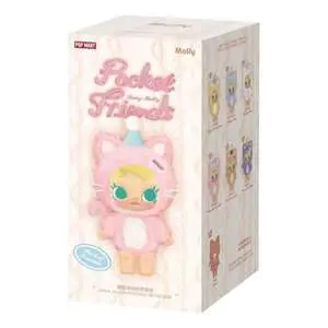 POP MART Baby Molly Pocket Friends Vinyl Plush Pendant Sealed Case - Multi-color