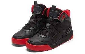 PUMA Backcourt Hi High Top Sneakers - Black/red