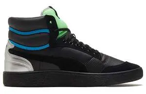 PUMA Ralph Sampson Mid 'royal Elektro Green' Sneakers - Black