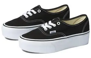VANS Authentic Stackform Platform Sneakers - Black/white
