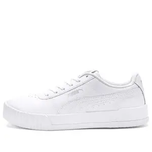 PUMA Carina Leather Low Top Sneakers - White