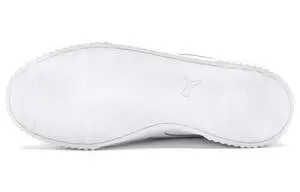 PUMA Carina Leather Low Top Sneakers - White