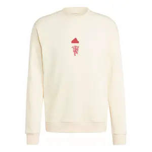 Adidas Manchester United Lfstlr Sweatshirt - White