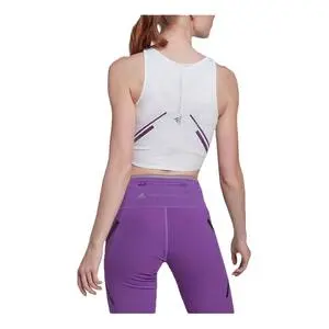 Adidas By Stella Mccartney Truepace Running Crop Top