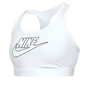 Nike (wmns) Nike Swoosh Medium-support Sports Bra 'white' White/black