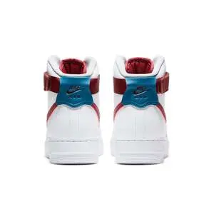 Nike Force 1 High Top Sneakers - White/red/green
