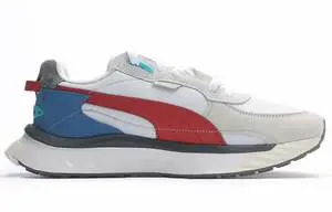 PUMA Wild Rider Layers Sneakers - Red/blue