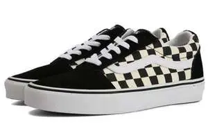 VANS Checkerboard Low Top Sneakers - Black