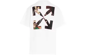 Off-White Printing Solid Color Short Sleeve