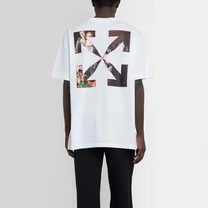 Off-White Printing Solid Color Short Sleeve