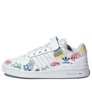 Adidas Adidas Forum Low Sneakers White/blue/yellow