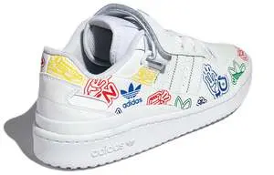 Adidas Forum Low Sneakers - White/blue/yellow