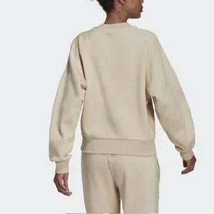 Adidas Solid Color Round Neck Pullover Hoodie