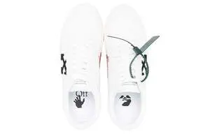 Off-White Vulcanized Low Top Sneakers - White/black/orange