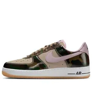Nike Force 1 Low "patent Camo Pink - Multi-color/khaki/pink