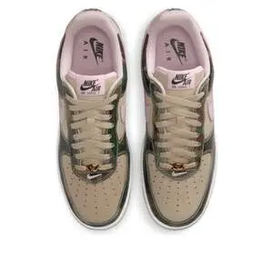 Nike Force 1 Low "patent Camo Pink