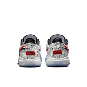 Nike Lebron 20 "the Debut" Low Top Sneakers - Gray/red