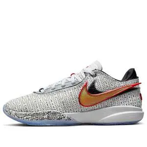 Nike Nike LeBron 20 "The Debut" Low Top Sneakers Gray/red