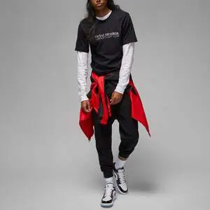 JORDAN Flight Mvp Logo T-shirt 'black - Black/multi-color