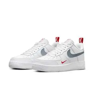 Nike Force 1 Low "cut Out Swoosh - White/red