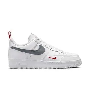 Nike Force 1 Low "cut Out Swoosh - White/red