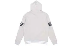 Nike Large Logo Printing Hoodie - Grey