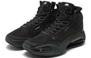 JORDAN 34 Cat' Basketball Sneakers - Black