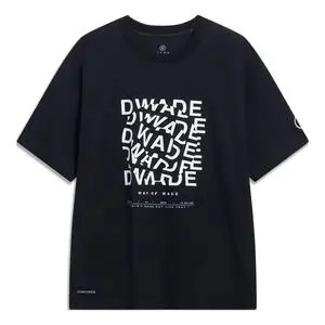 LI-NING Way Of Wade Short Sleeve T-shirt - Black