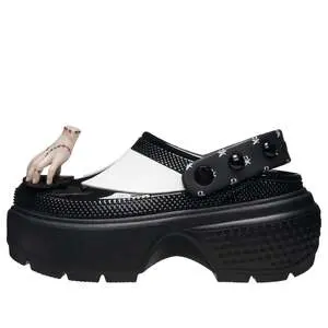 CROCS Clog "wednesday Stomp - Black/white