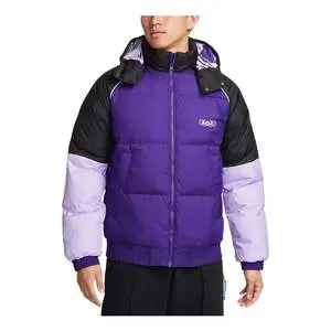 Nike Lebron Color Block Puffer Jacket 'purple