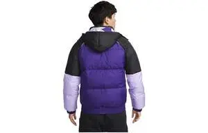 Nike Lebron Color Block Puffer Jacket 'purple