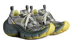 Balenciaga 10xl Sneaker - Grey/yellow