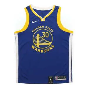 Nike Golden State Warriors Stephen Curry Icon Edition Jersey - Blue