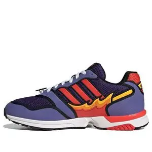 Adidas The Simpsons X Zx 1000 'flaming Moe's' Sneakers - Purple/red/black