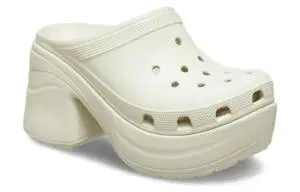 CROCS Siren Clog High Heel - Bone
