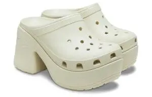 CROCS Siren Clog High Heel - Bone